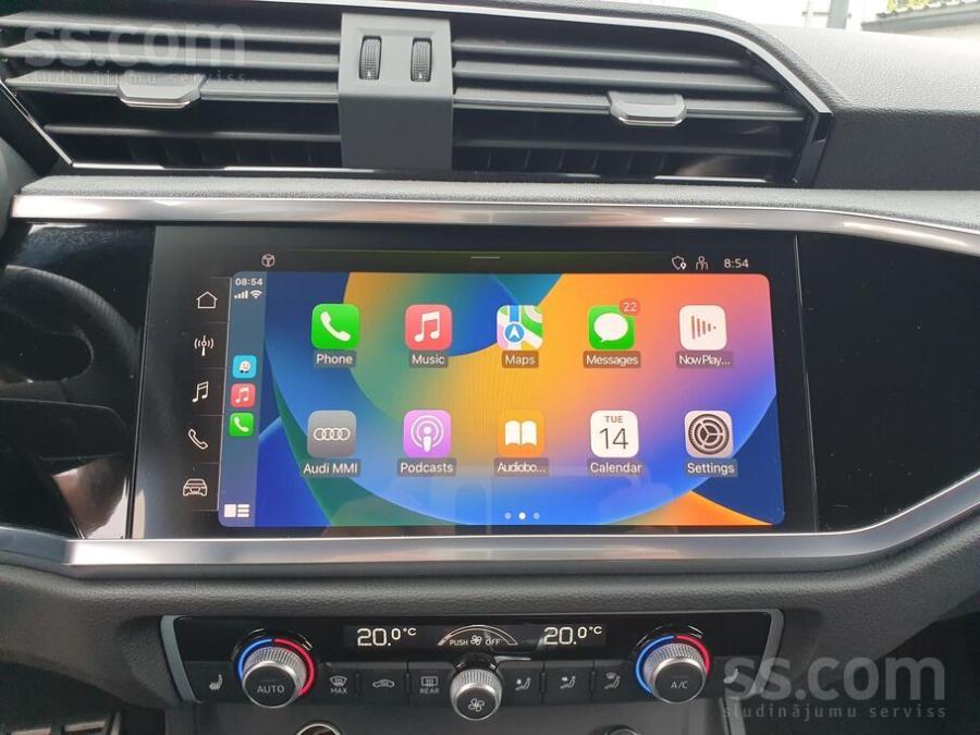 Pelēks Audi Q3 2023 Rīga, ar dzinēja tilpumu 1.50 L un nobraukumu 41 tūkst. km par 32500 €, foto 21 vietnē AUTOMOTO.COM.LV