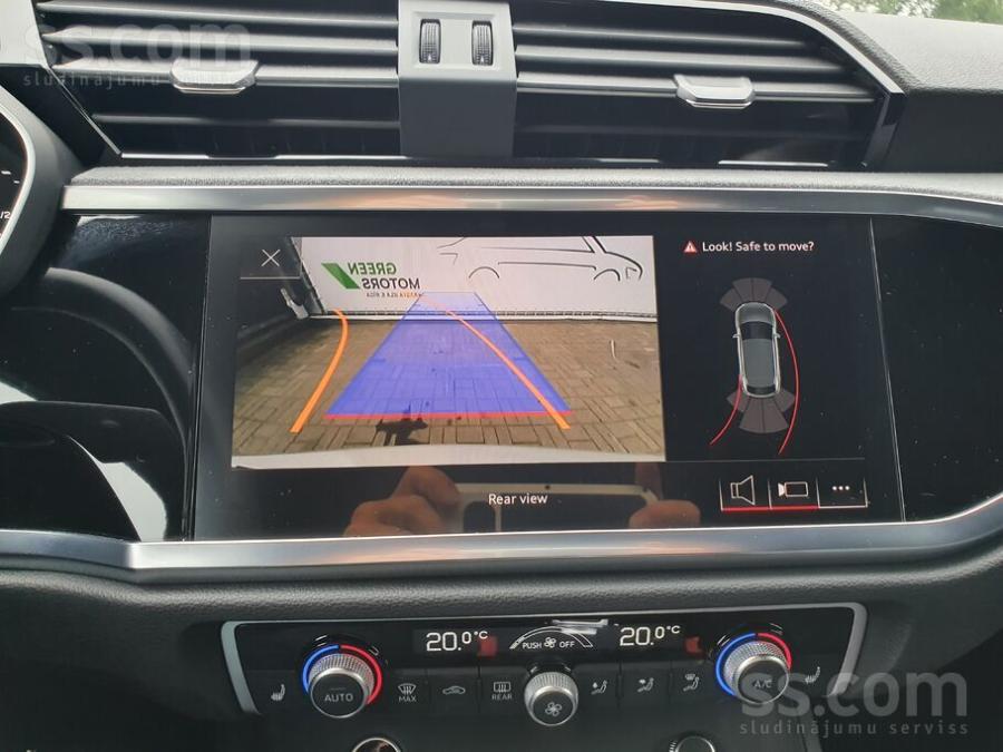 Pelēks Audi Q3 2023 Rīga, ar dzinēja tilpumu 1.50 L un nobraukumu 41 tūkst. km par 32500 €, foto 29 vietnē AUTOMOTO.COM.LV