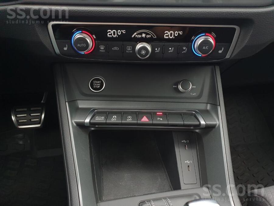 Pelēks Audi Q3 2023 Rīga, ar dzinēja tilpumu 1.50 L un nobraukumu 41 tūkst. km par 32500 €, foto 30 vietnē AUTOMOTO.COM.LV