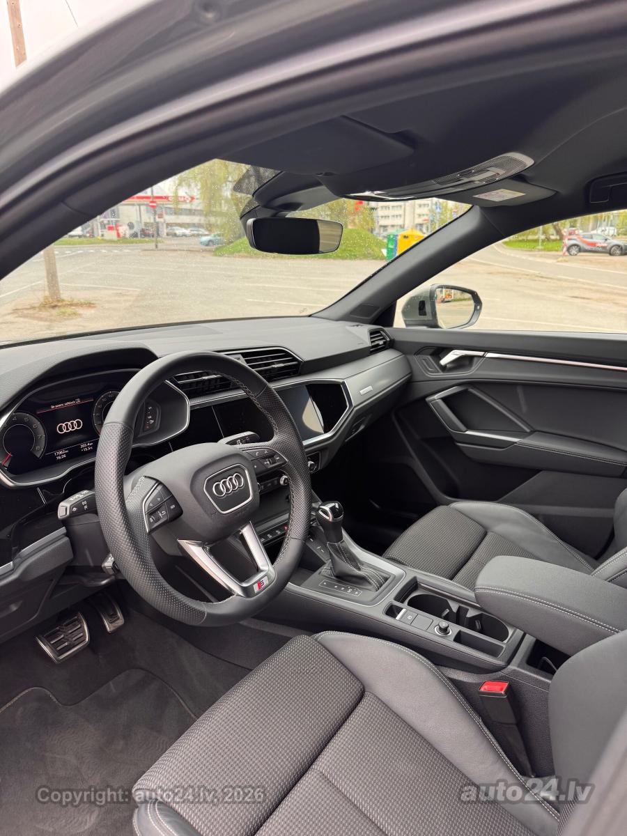 Pelēks Audi Q3 2024 Tallina, ar dzinēja tilpumu 1.50 L un nobraukumu 17 tūkst. km par 34000 €, foto 8 vietnē AUTOMOTO.COM.LV
