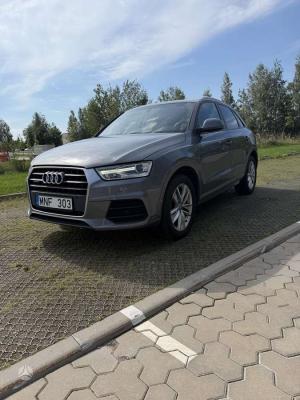 Pelēks Audi Q3 2016 Viļņa, ar dzinēja tilpumu 2.00 L un nobraukumu 95 tūkst. km par 13500 €, foto 1 vietnē AUTOMOTO.COM.LV