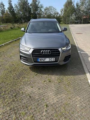 Pelēks Audi Q3 2016 Viļņa, ar dzinēja tilpumu 2.00 L un nobraukumu 95 tūkst. km par 13500 €, foto 4 vietnē AUTOMOTO.COM.LV
