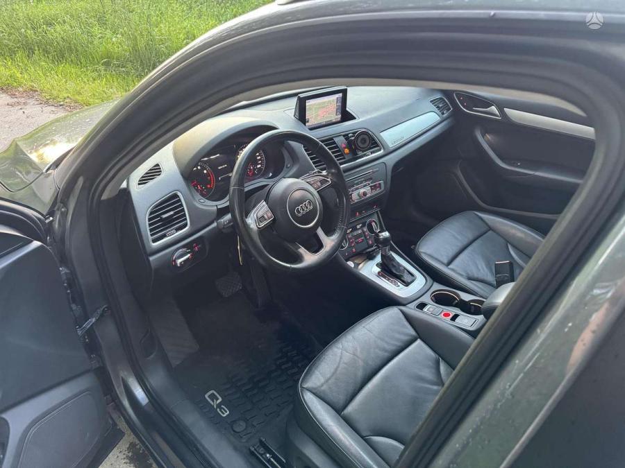 Pelēks Audi Q3 2016 Viļņa, ar dzinēja tilpumu 2.00 L un nobraukumu 95 tūkst. km par 13500 €, foto 8 vietnē AUTOMOTO.COM.LV