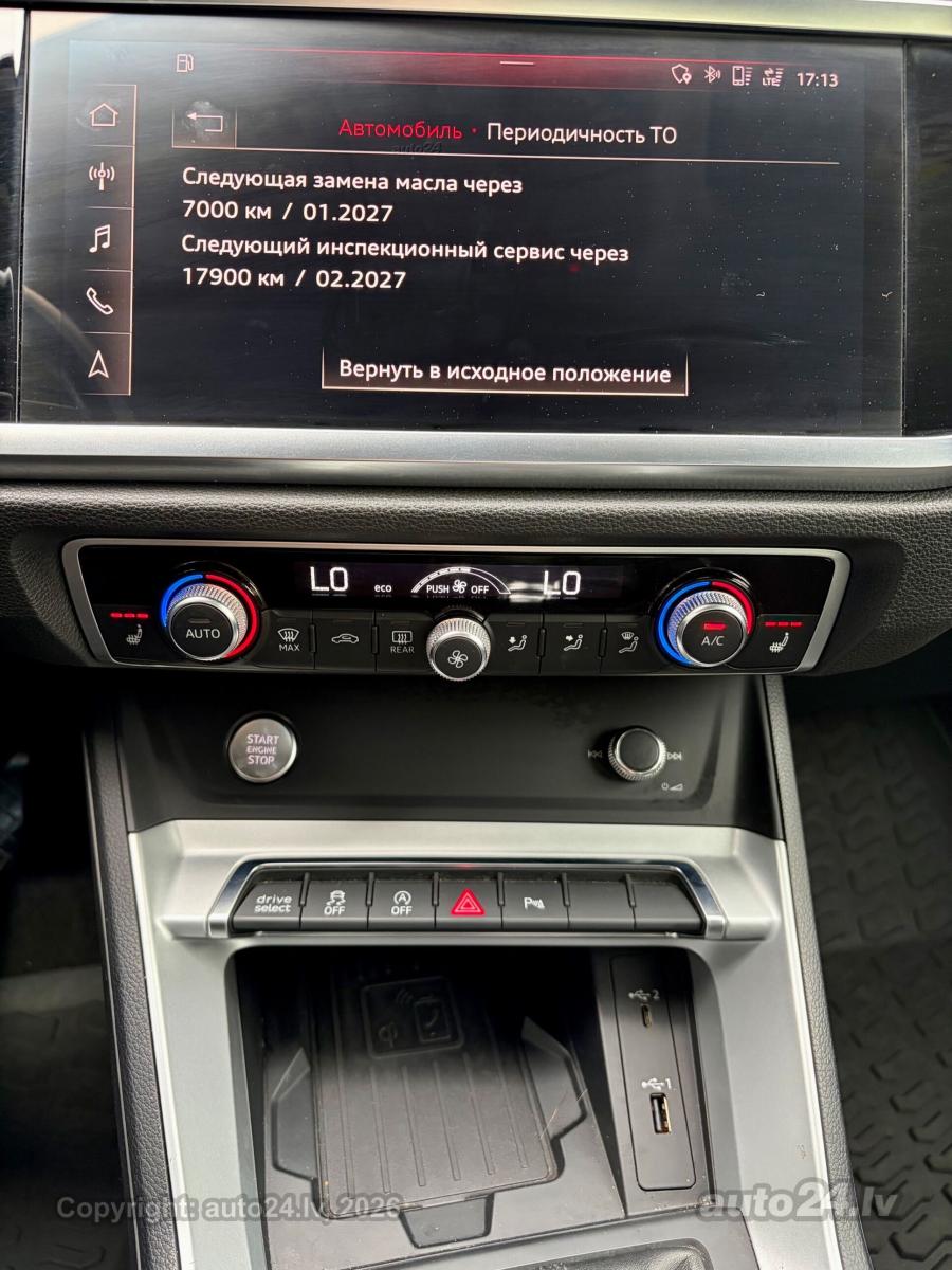 Grey Audi Q3 2019 in Tallinn, with an engine capacity of 2.00 L and mileage of 124 thousand km for 26000 €, photo 17 on AUTOMOTO.COM.LV