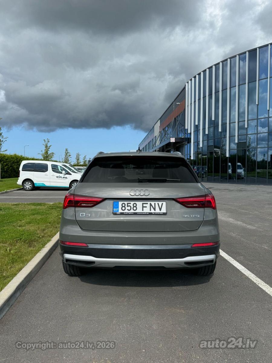 Grey Audi Q3 2020 in Tallinn, with an engine capacity of 1.50 L and mileage of 61 thousand km for 26000 €, photo 2 on AUTOMOTO.COM.LV