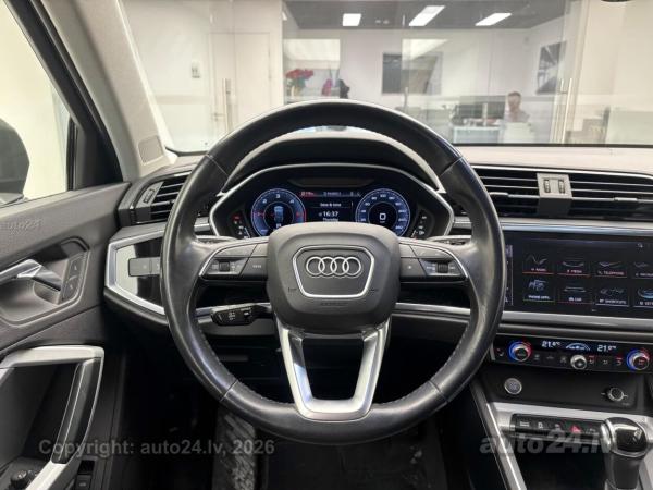 Grey Audi Q3 2020 in Tartu, with an engine capacity of 2.00 L and mileage of 124 thousand km for 25900 €, photo 11 on AUTOMOTO.COM.LV