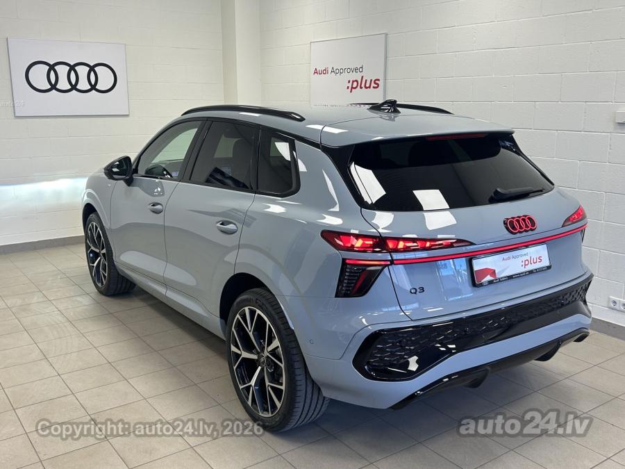 Grey Audi Q3 2025 in Parnu, with an engine capacity of 1.50 L and mileage of 6 thousand km for 52900 €, photo 3 on AUTOMOTO.COM.LV