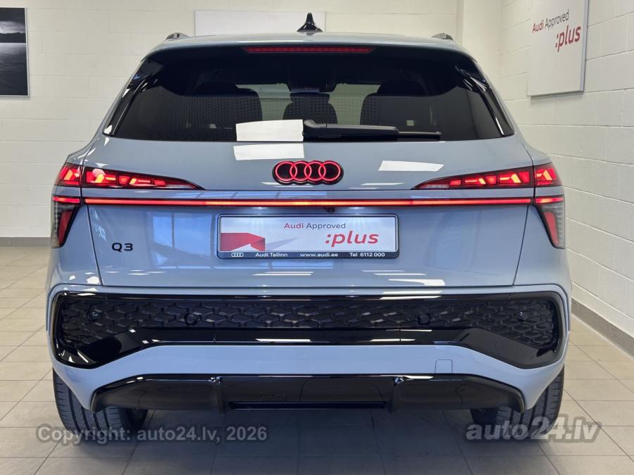 Grey Audi Q3 2025 in Parnu, with an engine capacity of 1.50 L and mileage of 6 thousand km for 52900 €, photo 6 on AUTOMOTO.COM.LV
