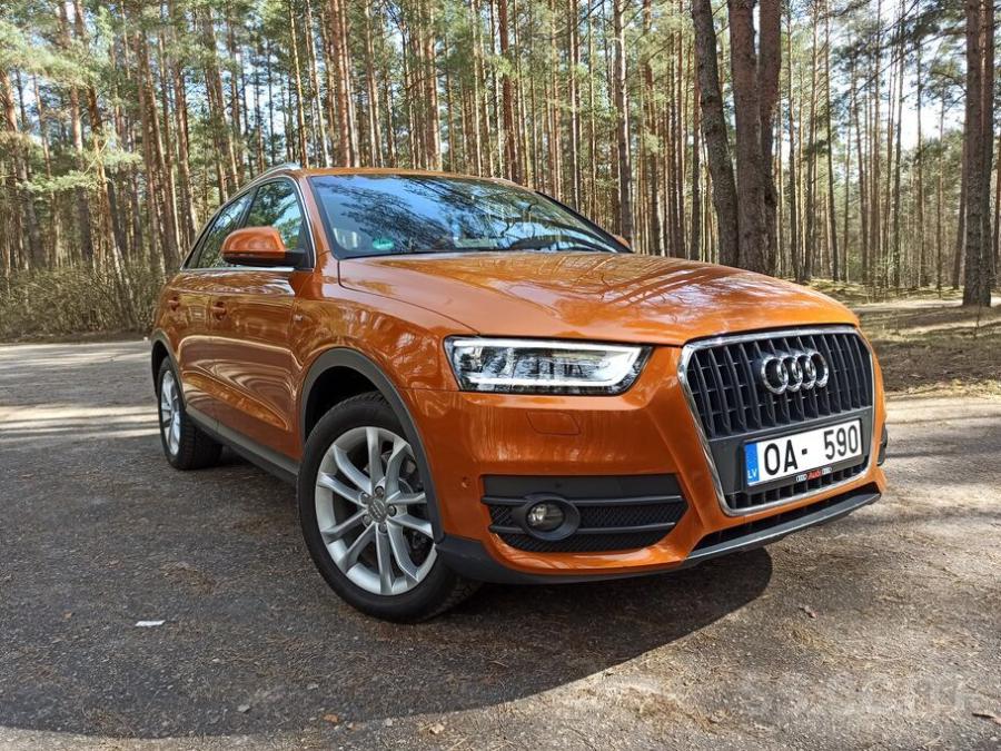 Oranžs Audi Q3 2012 Daugavpils, ar dzinēja tilpumu 2.00 L un nobraukumu 0 tūkst. km par 13800 €, foto 1 vietnē AUTOMOTO.COM.LV
