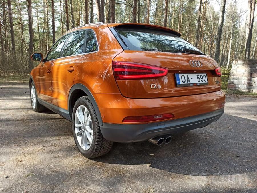 Oranžs Audi Q3 2012 Daugavpils, ar dzinēja tilpumu 2.00 L un nobraukumu 0 tūkst. km par 13800 €, foto 5 vietnē AUTOMOTO.COM.LV