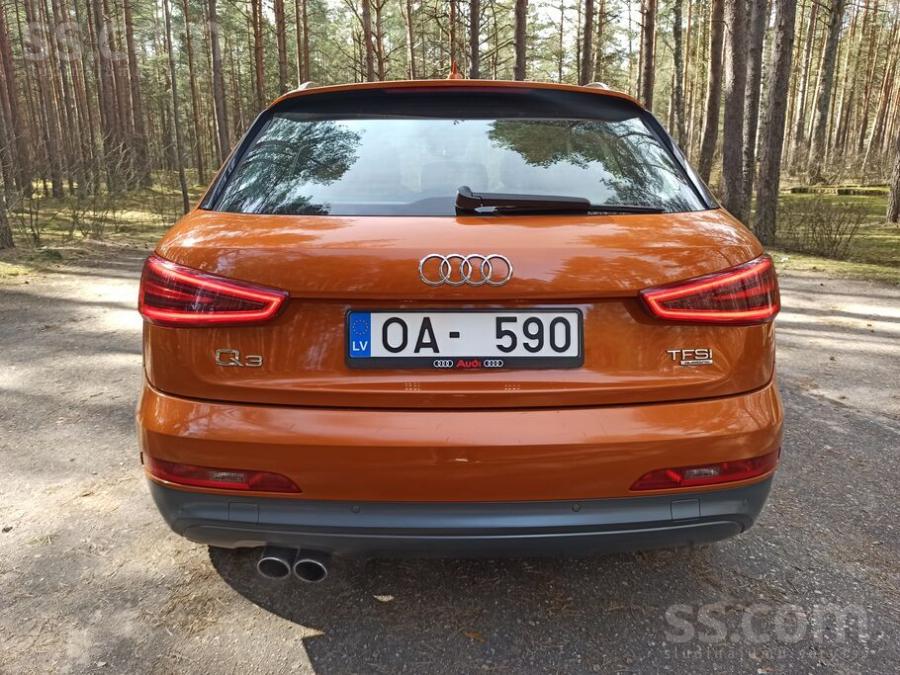 Oranžs Audi Q3 2012 Daugavpils, ar dzinēja tilpumu 2.00 L un nobraukumu 0 tūkst. km par 13800 €, foto 6 vietnē AUTOMOTO.COM.LV