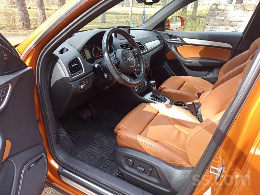 Oranžs Audi Q3 2012 Daugavpils, ar dzinēja tilpumu 2.00 L un nobraukumu 0 tūkst. km par 13800 €, foto 21 vietnē AUTOMOTO.COM.LV