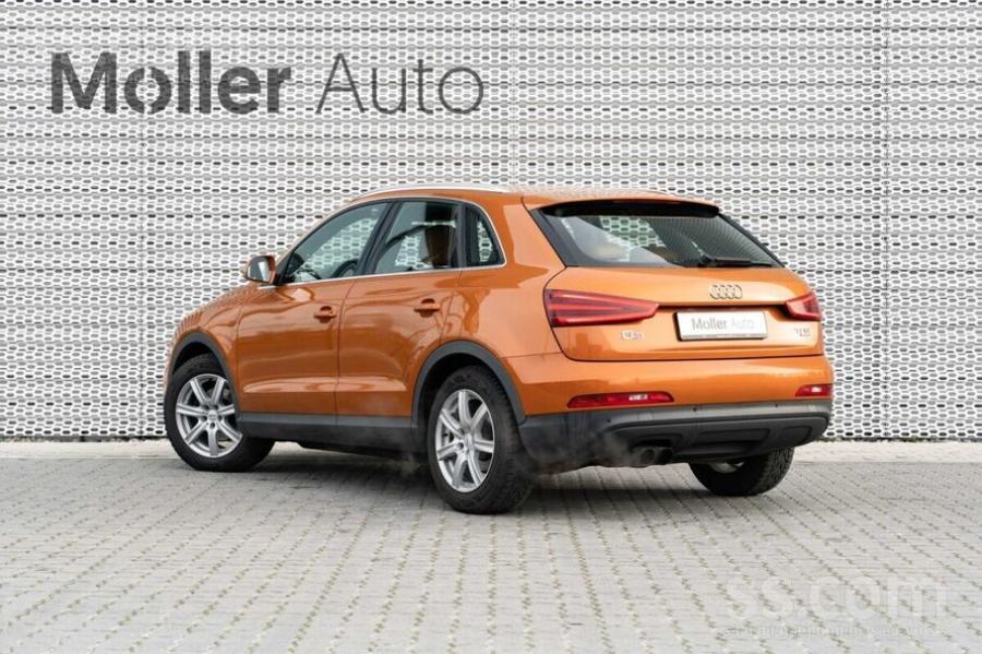 Orange Audi Q3 2012 in Riga, with an engine capacity of 2.00 L and mileage of 222 thousand km for 10900 €, photo 3 on AUTOMOTO.COM.LV