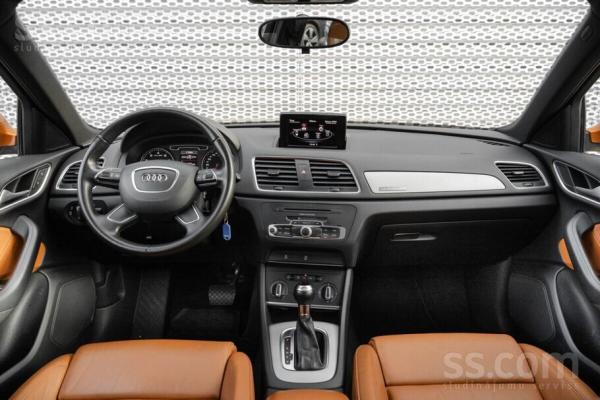 Orange Audi Q3 2012 in Riga, with an engine capacity of 2.00 L and mileage of 222 thousand km for 10900 €, photo 6 on AUTOMOTO.COM.LV