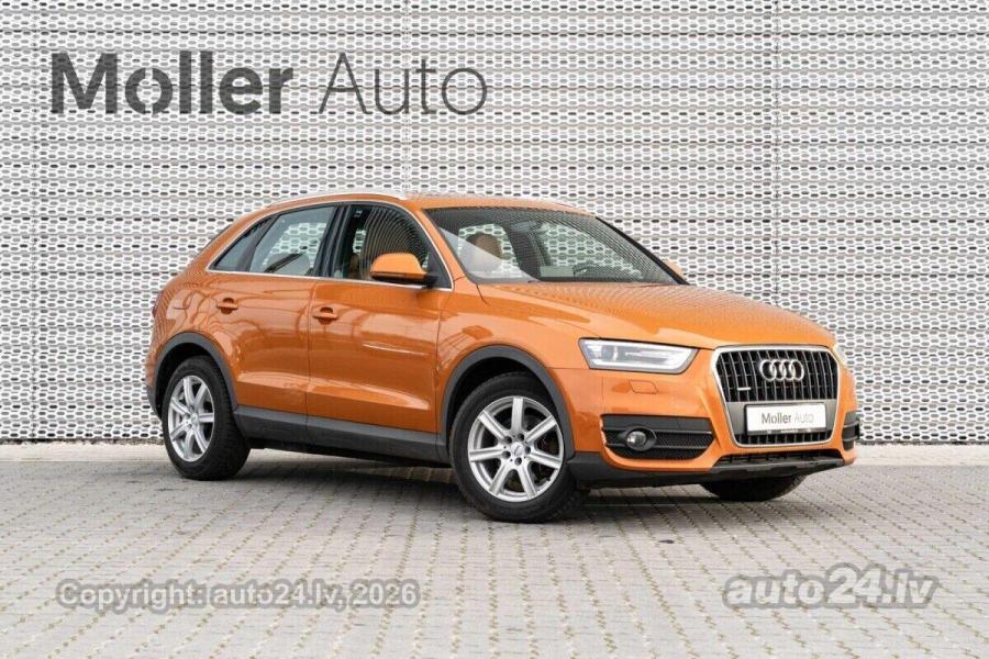 Orange Audi Q3 2012 in Riga, with an engine capacity of 2.00 L and mileage of 222 thousand km for 10490 €, photo 2 on AUTOMOTO.COM.LV
