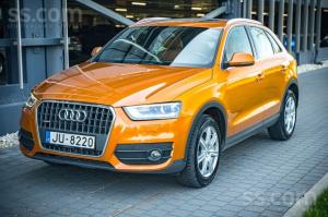 Oranžs Audi Q3 2012 Rīga, ar dzinēja tilpumu 2.00 L un nobraukumu 226 tūkst. km par 9990 €, foto  vietnē AUTOMOTO.COM.LV