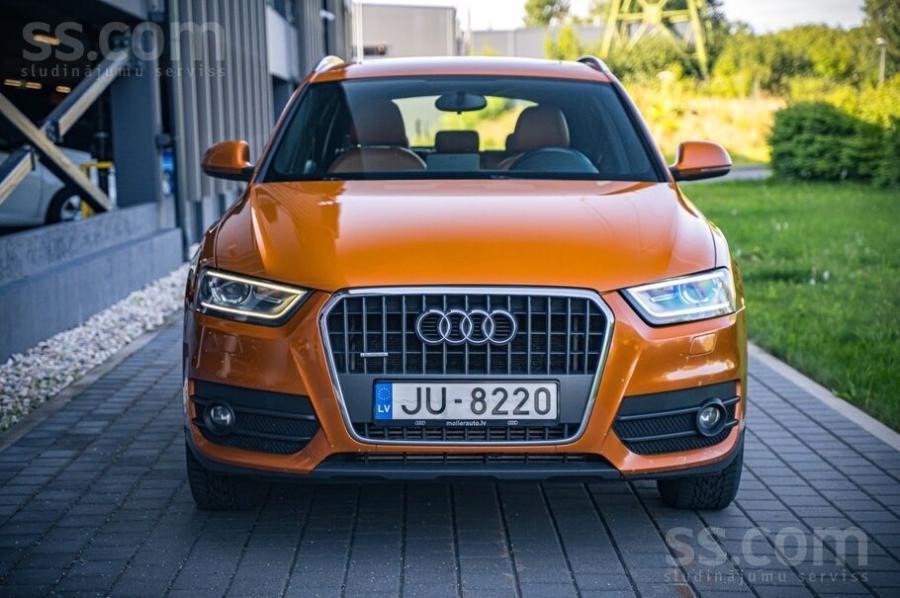 Oranžs Audi Q3 2012 Rīga, ar dzinēja tilpumu 2.00 L un nobraukumu 226 tūkst. km par 9990 €, foto 3 vietnē AUTOMOTO.COM.LV