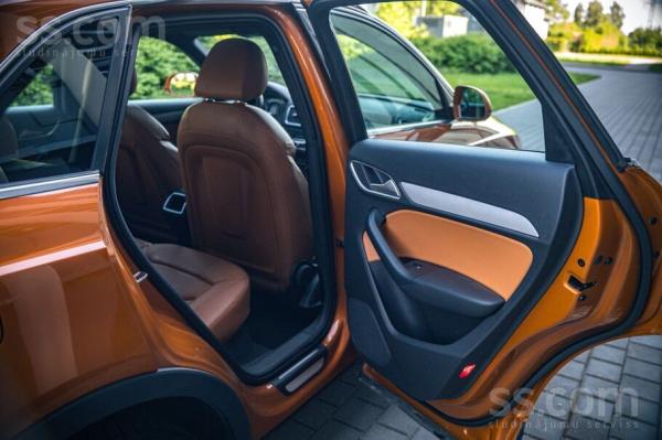 Orange Audi Q3 2012 in Riga, with an engine capacity of 2.00 L and mileage of 226 thousand km for 9990 €, photo 8 on AUTOMOTO.COM.LV