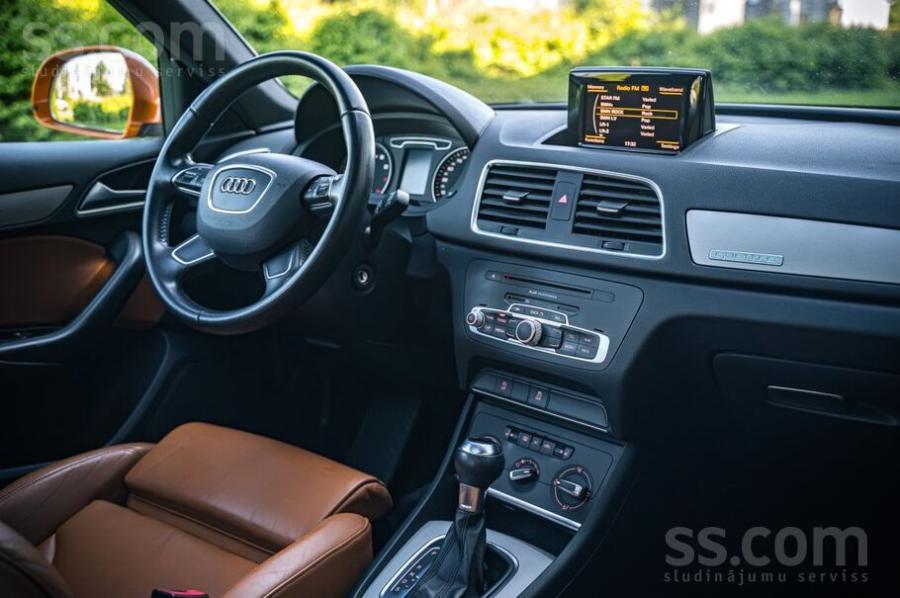 Oranžs Audi Q3 2012 Rīga, ar dzinēja tilpumu 2.00 L un nobraukumu 226 tūkst. km par 9990 €, foto 11 vietnē AUTOMOTO.COM.LV