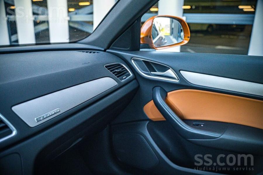 Oranžs Audi Q3 2012 Rīga, ar dzinēja tilpumu 2.00 L un nobraukumu 226 tūkst. km par 9990 €, foto 15 vietnē AUTOMOTO.COM.LV