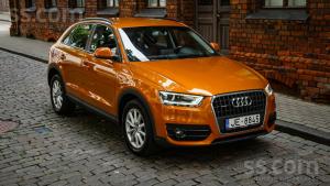 Orange Audi Q3 2013 in Riga, with an engine capacity of 2.00 L and mileage of 150 thousand km for 12950 €, photo 7 on AUTOMOTO.COM.LV