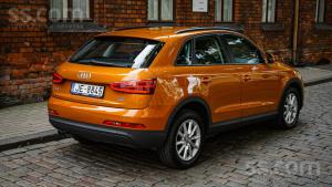 Orange Audi Q3 2013 in Riga, with an engine capacity of 2.00 L and mileage of 150 thousand km for 12950 €, photo 5 on AUTOMOTO.COM.LV