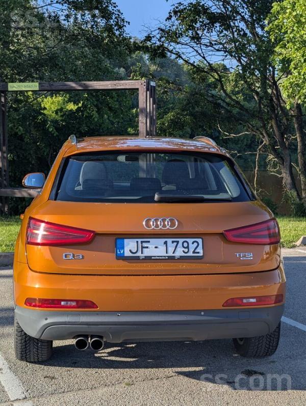 Orange Audi Q3 2013 in Riga, with an engine capacity of 2.00 L and mileage of 208 thousand km for 11900 €, photo 3 on AUTOMOTO.COM.LV
