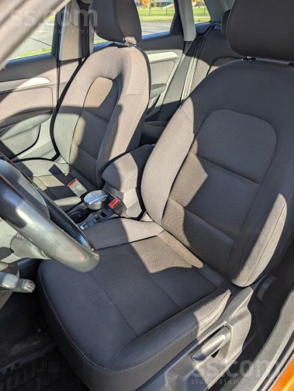 Orange Audi Q3 2013 in Riga, with an engine capacity of 2.00 L and mileage of 208 thousand km for 11900 €, photo 6 on AUTOMOTO.COM.LV