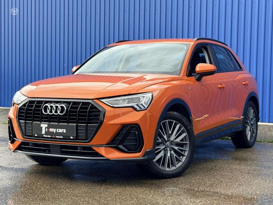 Oranžs Audi Q3 2019 Kauņa, ar dzinēja tilpumu 1.50 L un nobraukumu 124 tūkst. km par 21300 €, foto 1 vietnē AUTOMOTO.COM.LV