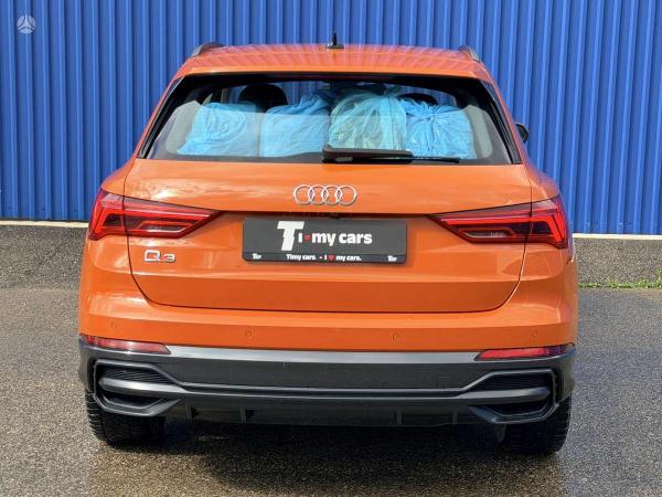 Orange Audi Q3 2019 in Kaunas, with an engine capacity of 1.50 L and mileage of 124 thousand km for 21300 €, photo 4 on AUTOMOTO.COM.LV