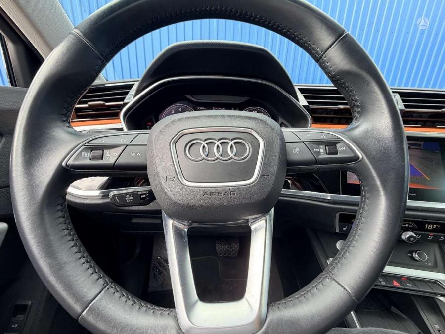 Oranžs Audi Q3 2019 Kauņa, ar dzinēja tilpumu 1.50 L un nobraukumu 124 tūkst. km par 21300 €, foto 14 vietnē AUTOMOTO.COM.LV
