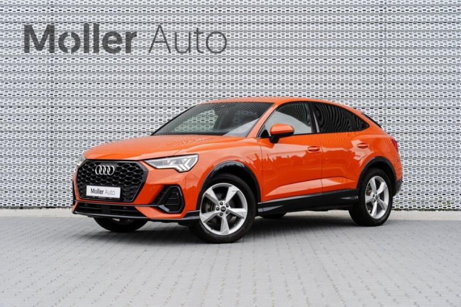 Oranžs Audi Q3 2023 Mārupe, ar dzinēja tilpumu 2.00 L un nobraukumu 69 tūkst. km par 32900 €, foto 1 vietnē AUTOMOTO.COM.LV
