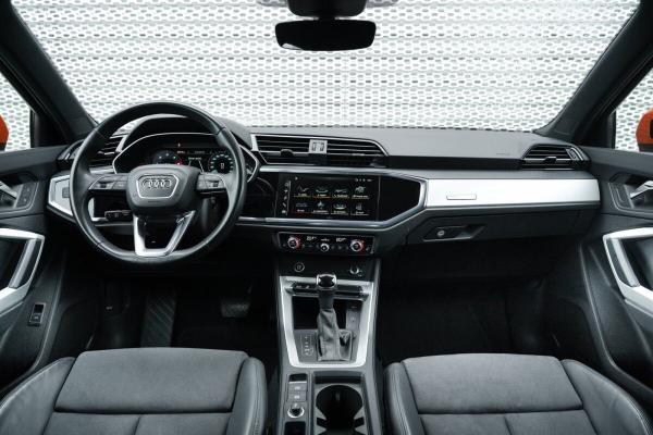 Orange Audi Q3 2023 in Marupe, with an engine capacity of 2.00 L and mileage of 69 thousand km for 32900 €, photo 6 on AUTOMOTO.COM.LV