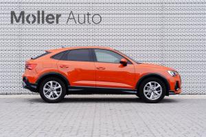 Orange Audi Q3 2023 in Marupe, with an engine capacity of 1.50 L and mileage of 70 thousand km for 27900 €, photo 6 on AUTOMOTO.COM.LV