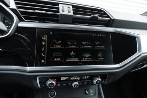 Orange Audi Q3 2023 in Marupe, with an engine capacity of 1.50 L and mileage of 70 thousand km for 27900 €, photo 18 on AUTOMOTO.COM.LV