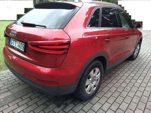 Red Audi Q3 2013 in Klaipeda, with an engine capacity of 1.98 L and mileage of 75 thousand km for 12500 €, photo 5 on AUTOMOTO.COM.LV