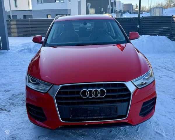 Red Audi Q3 2015 in Vilnius, with an engine capacity of 1.40 L and mileage of 152 thousand km for 13890 €, photo 3 on AUTOMOTO.COM.LV