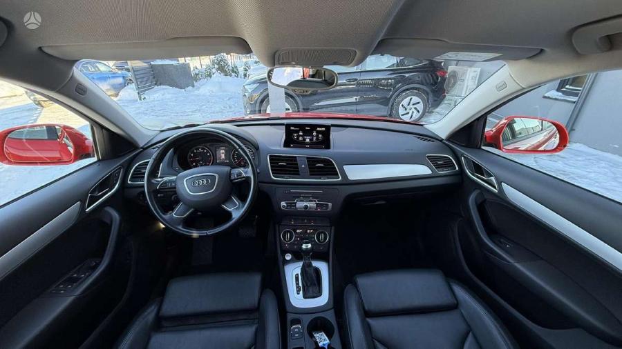 Red Audi Q3 2015 in Vilnius, with an engine capacity of 1.40 L and mileage of 152 thousand km for 13890 €, photo 7 on AUTOMOTO.COM.LV