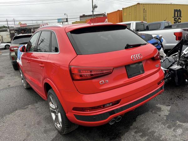 Red Audi Q3 2016 in Siauliai, with an engine capacity of 1.98 L and mileage of 223 thousand km for 6850 €, photo 6 on AUTOMOTO.COM.LV