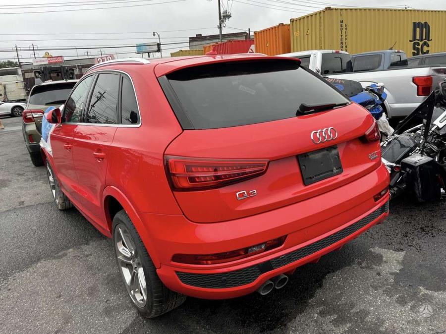 Red Audi Q3 2016 in Siauliai, with an engine capacity of 1.98 L and mileage of 223 thousand km for 6850 €, photo 6 on AUTOMOTO.COM.LV