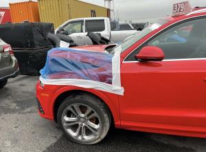 Red Audi Q3 2016 in Siauliai, with an engine capacity of 1.98 L and mileage of 223 thousand km for 6850 €, photo 8 on AUTOMOTO.COM.LV