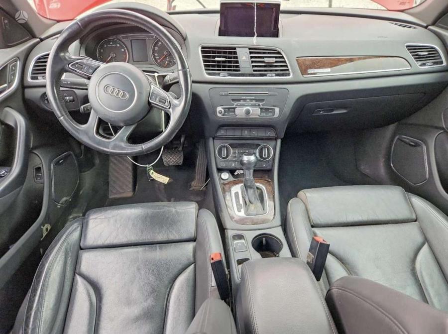 Red Audi Q3 2016 in Siauliai, with an engine capacity of 1.98 L and mileage of 223 thousand km for 6850 €, photo 10 on AUTOMOTO.COM.LV