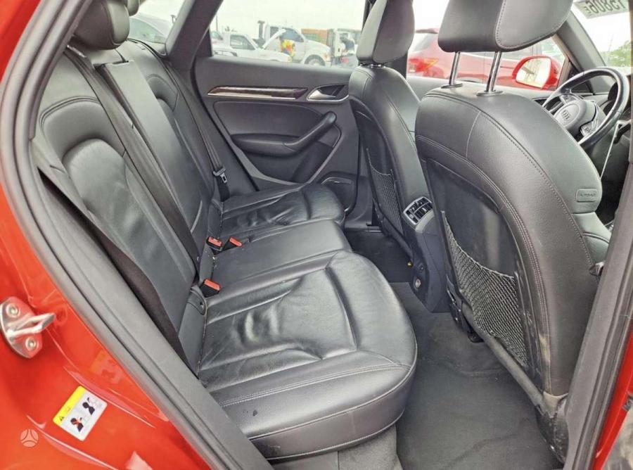 Red Audi Q3 2016 in Siauliai, with an engine capacity of 1.98 L and mileage of 223 thousand km for 6850 €, photo 11 on AUTOMOTO.COM.LV