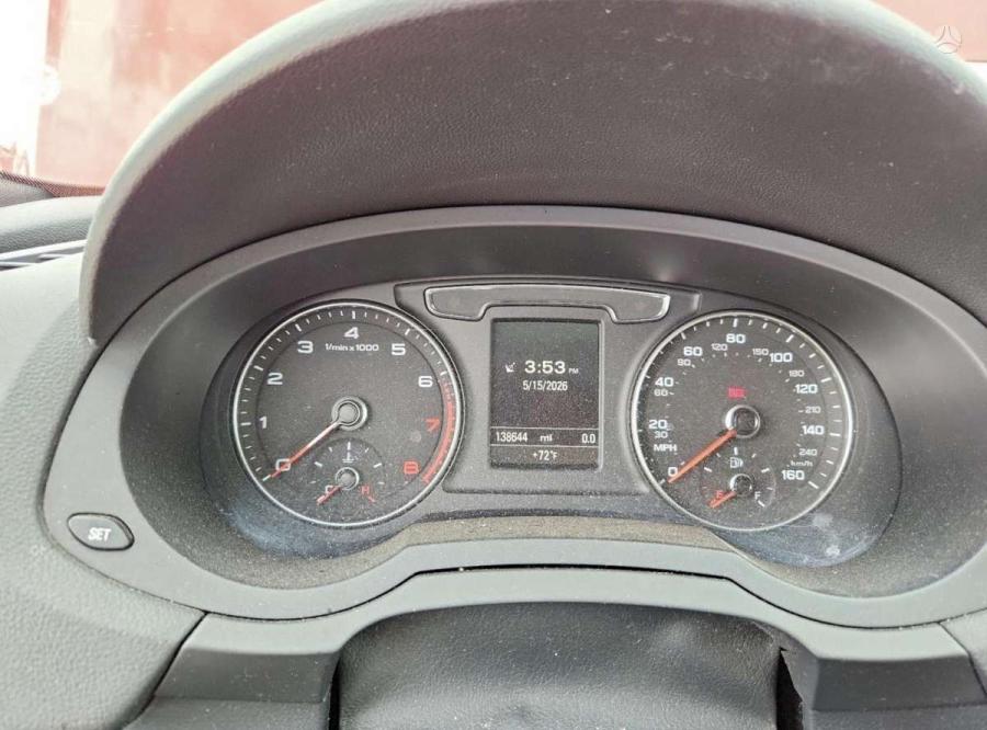 Red Audi Q3 2016 in Siauliai, with an engine capacity of 1.98 L and mileage of 223 thousand km for 6850 €, photo 12 on AUTOMOTO.COM.LV