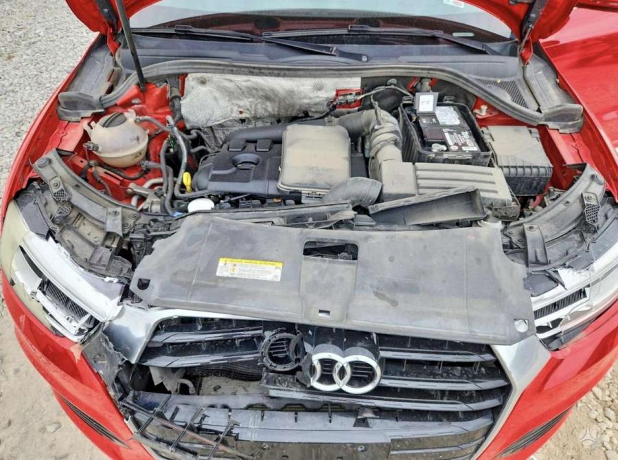 Red Audi Q3 2016 in Siauliai, with an engine capacity of 1.98 L and mileage of 223 thousand km for 6850 €, photo 13 on AUTOMOTO.COM.LV