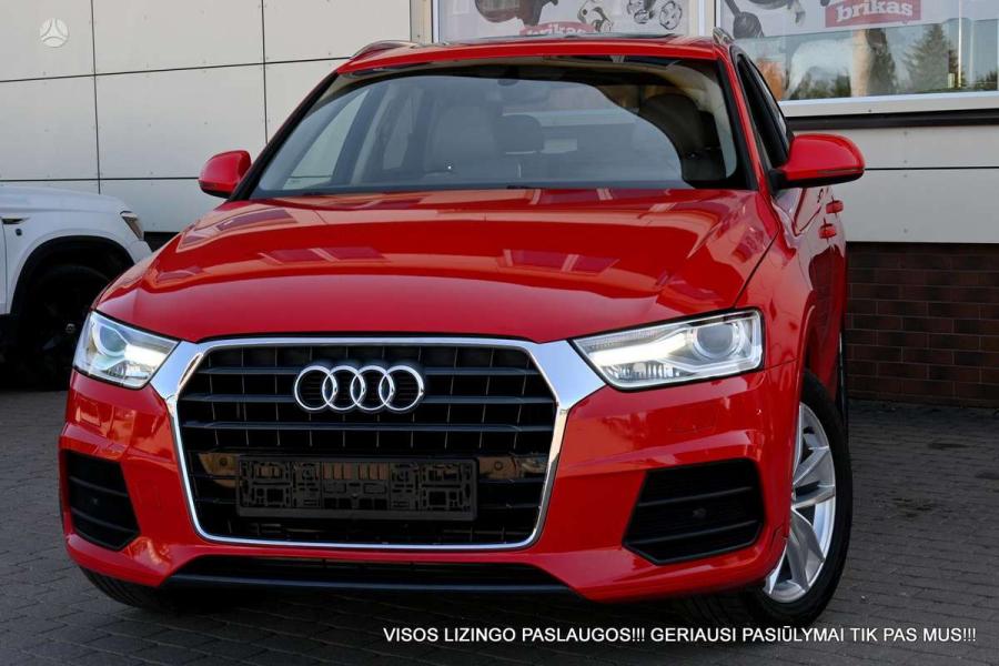 Sarkans Audi Q3 2017 Kretinga, ar dzinēja tilpumu 1.98 L un nobraukumu 204 tūkst. km par 10699 €, foto 3 vietnē AUTOMOTO.COM.LV