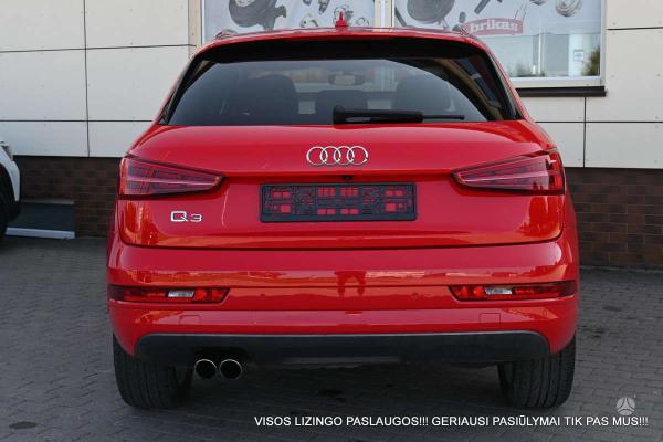 Red Audi Q3 2017 in Kretinga, with an engine capacity of 1.98 L and mileage of 204 thousand km for 10699 €, photo 9 on AUTOMOTO.COM.LV