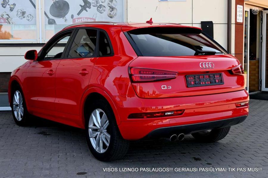 Sarkans Audi Q3 2017 Kretinga, ar dzinēja tilpumu 1.98 L un nobraukumu 204 tūkst. km par 10699 €, foto 11 vietnē AUTOMOTO.COM.LV