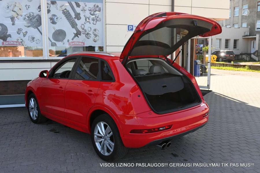 Sarkans Audi Q3 2017 Kretinga, ar dzinēja tilpumu 1.98 L un nobraukumu 204 tūkst. km par 10699 €, foto 13 vietnē AUTOMOTO.COM.LV