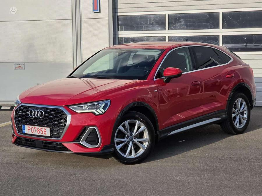 Red Audi Q3 2020 in Jonava, with an engine capacity of 2.00 L and mileage of 238 thousand km for 21500 €, photo 12 on AUTOMOTO.COM.LV